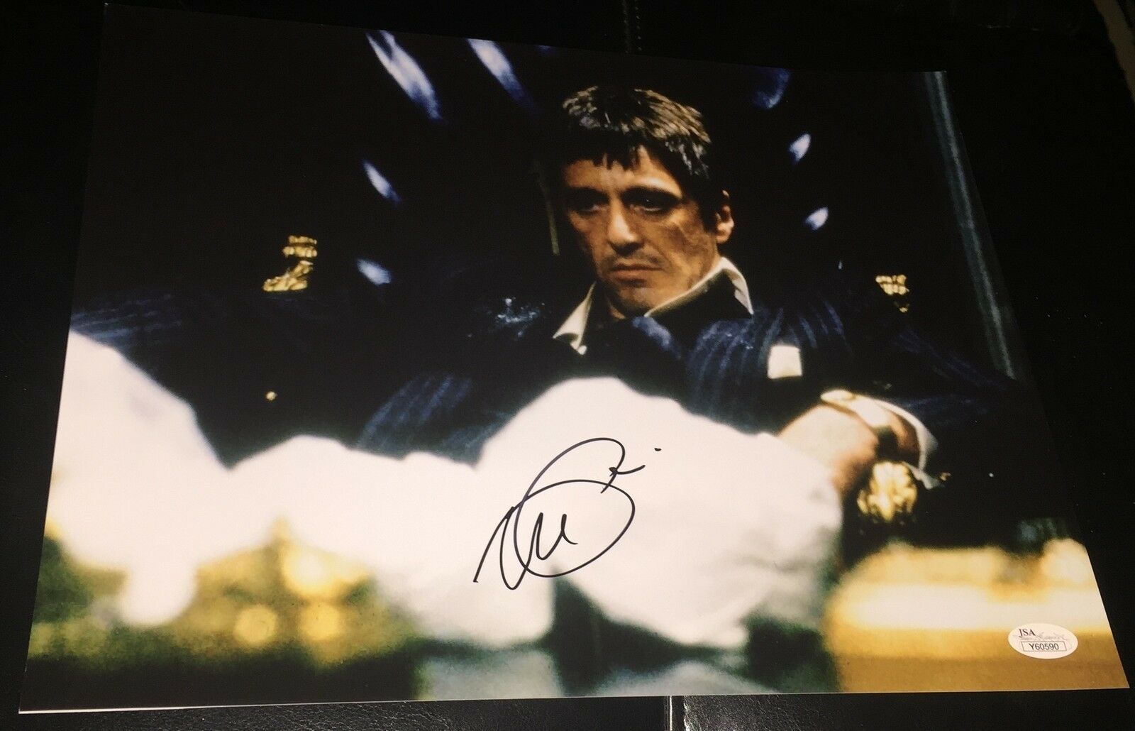AL PACINO SIGNED AUTOGRAPH FULL NAME "SCARFACE" CLASSIC 11X14 PHOTO JSA ...