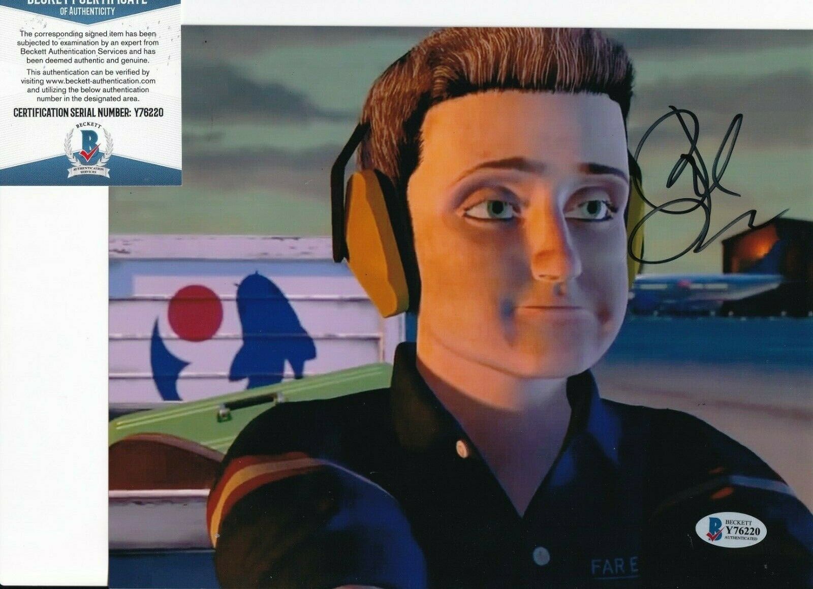 PHIL PROCTOR signed (TOY STORY 2) Airline Movie 8X10 photo BECKETT BAS ...