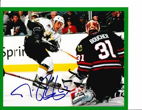 DALLAS STARS MIKE RIBEIRO SIGNED COOL ANGLE 8X10 Collectible ...