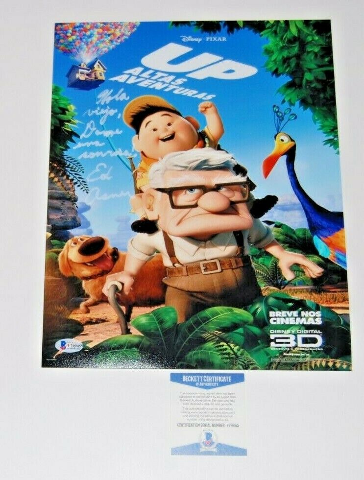 ED ASNER signed (DISNEY UP) Movie 11X14 photo *Carl Fredricksen ...