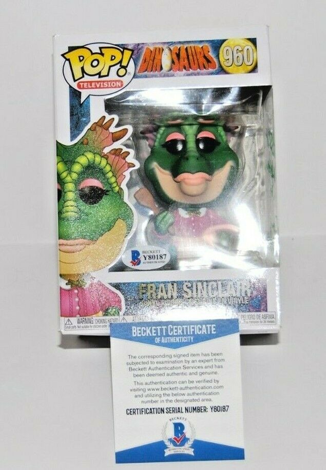 JESSICA WALTER signed (DINOSAURS) Fran Sinclair Funko Pop #960 BECKETT ...