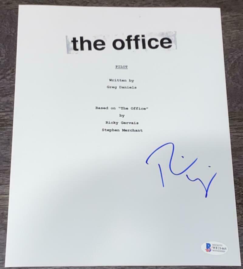 RAINN WILSON SIGNED AUTOGRAPH - "THE OFFICE" FULL PILOT EP SCRIPT ...