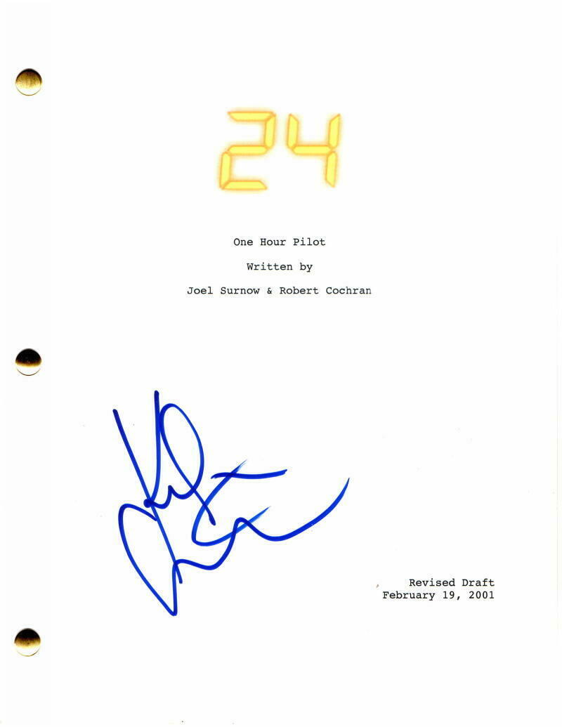 KIEFER SUTHERLAND SIGNED AUTOGRAPH 24 FULL PILOT SCRIPT - JACK BAUER ...