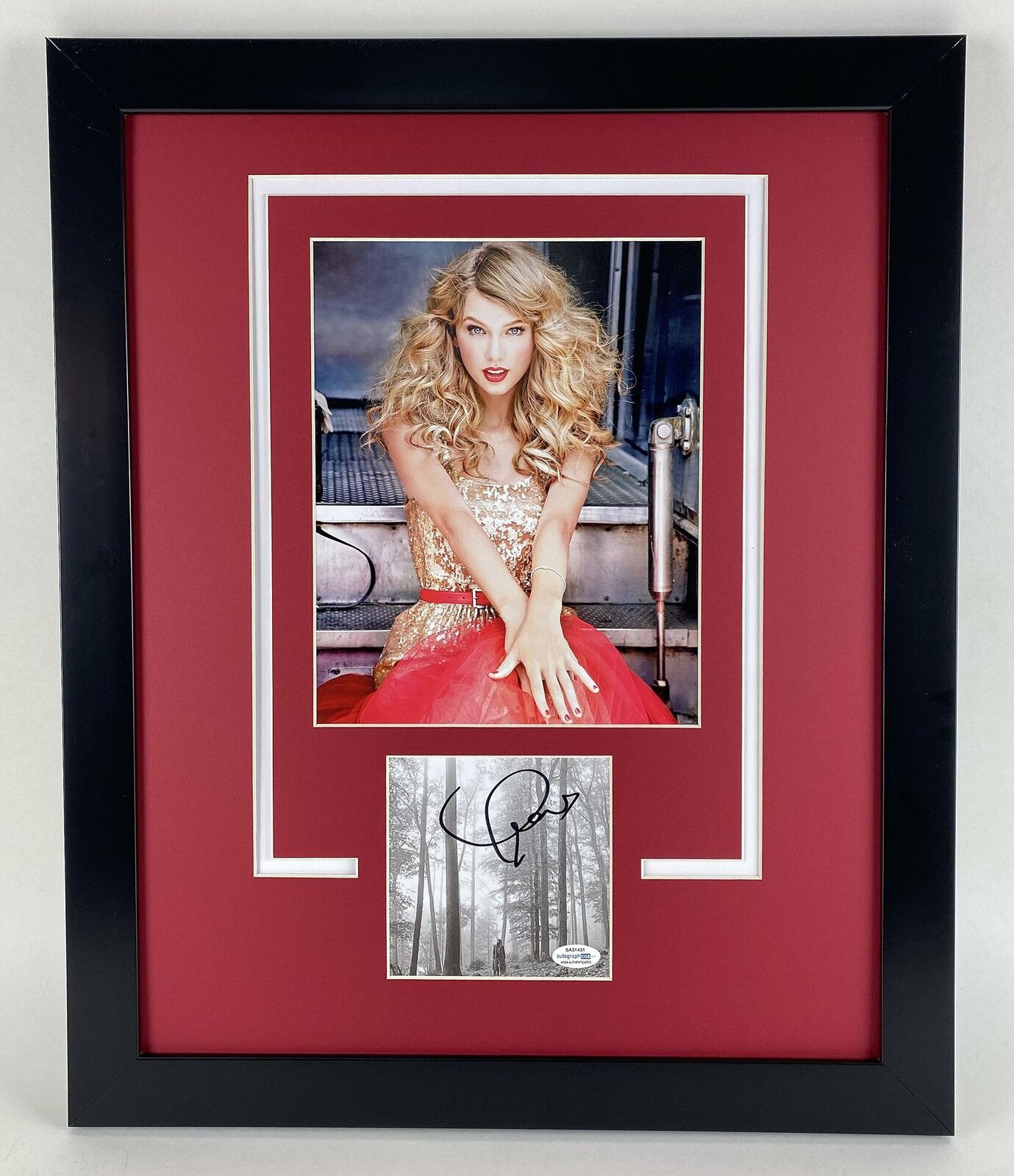 Taylor Swift Autographed Signed 16x20 Folklore Frame Display ACOA ...