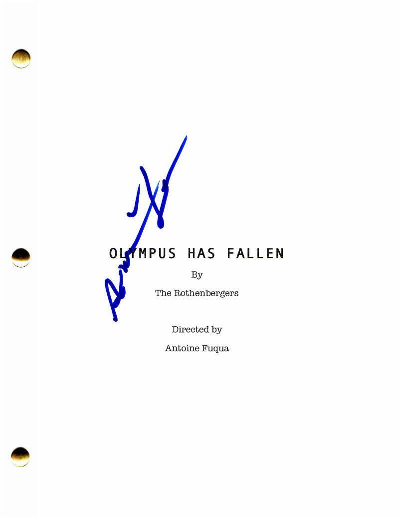 ANTOINE FUQUA SIGNED AUTOGRAPH - OLYMPUS HAS FALLEN MOVIE SCRIPT ...