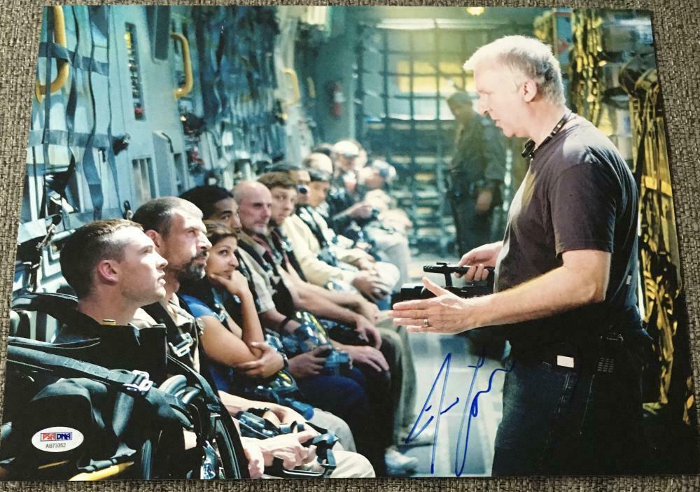 JAMES CAMERON SIGNED AUTOGRAPH ICONIC AVATAR DIRECTOR POSE 11X14 PHOTO ...