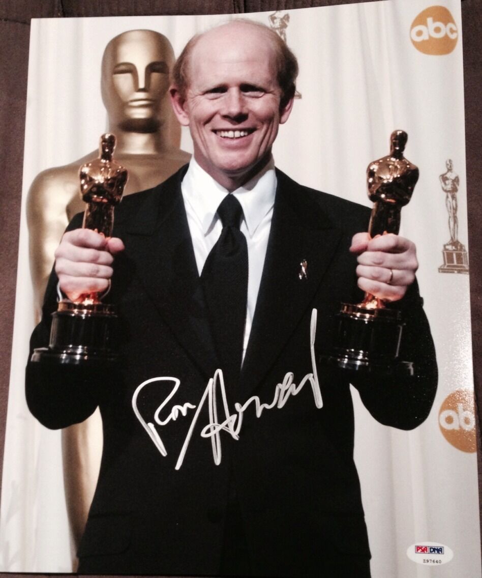 RON HOWARD SIGNED AUTOGRAPH OSCAR WINNER TROPHY 11X14 PHOTO PSA/DNA ...