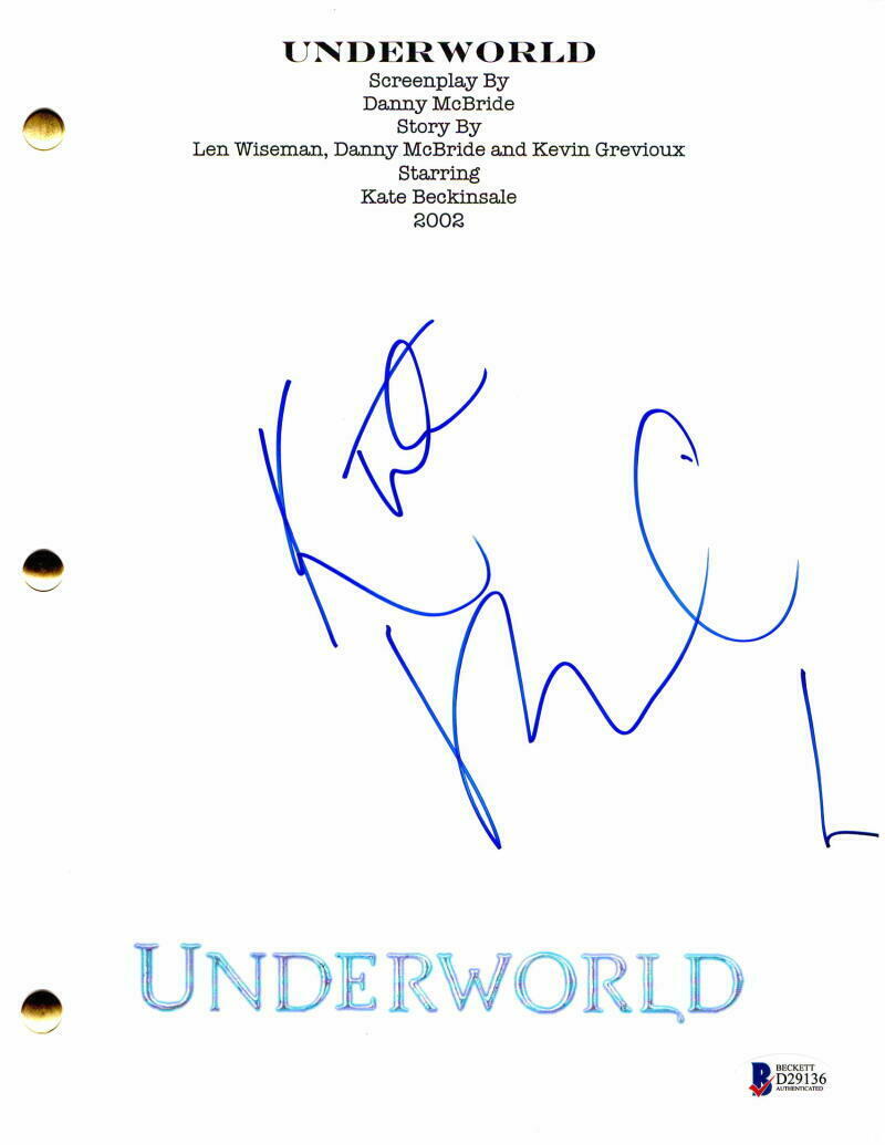 KATE BECKINSALE SIGNED AUTOGRAPH - UNDERWORLD MOVIE SCRIPT -SELENE ...