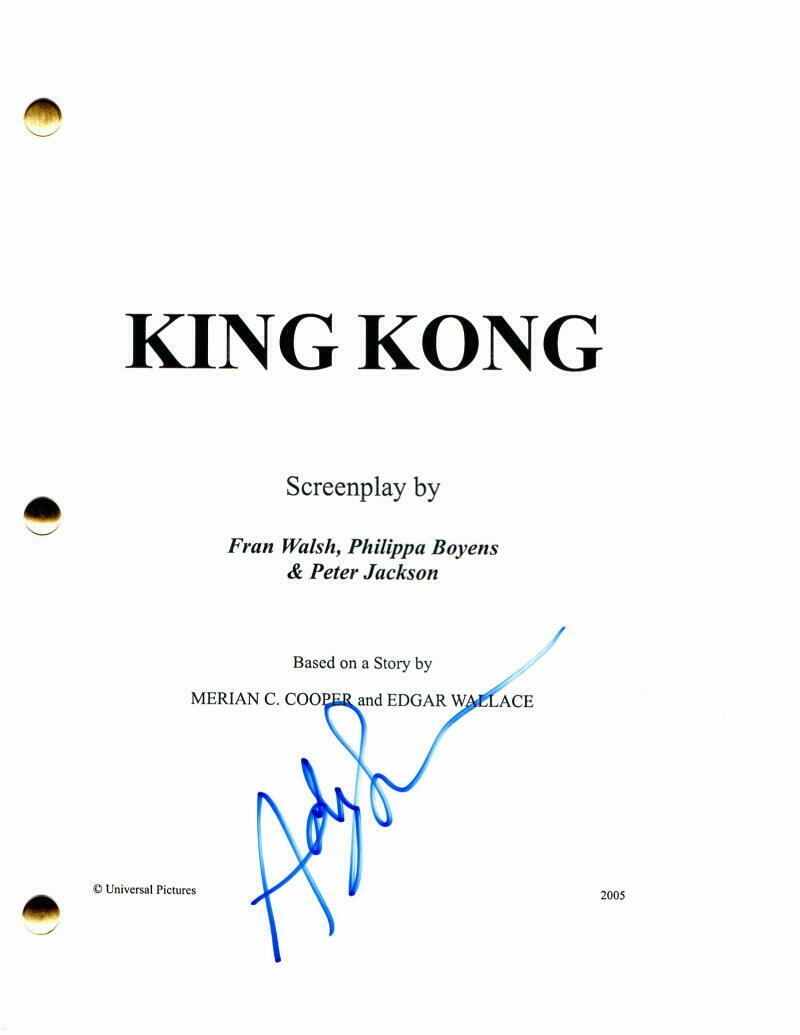 ANDY SERKIS SIGNED AUTOGRAPH - KING KONG FULL MOVIE SCRIPT - THE HOBBIT ...