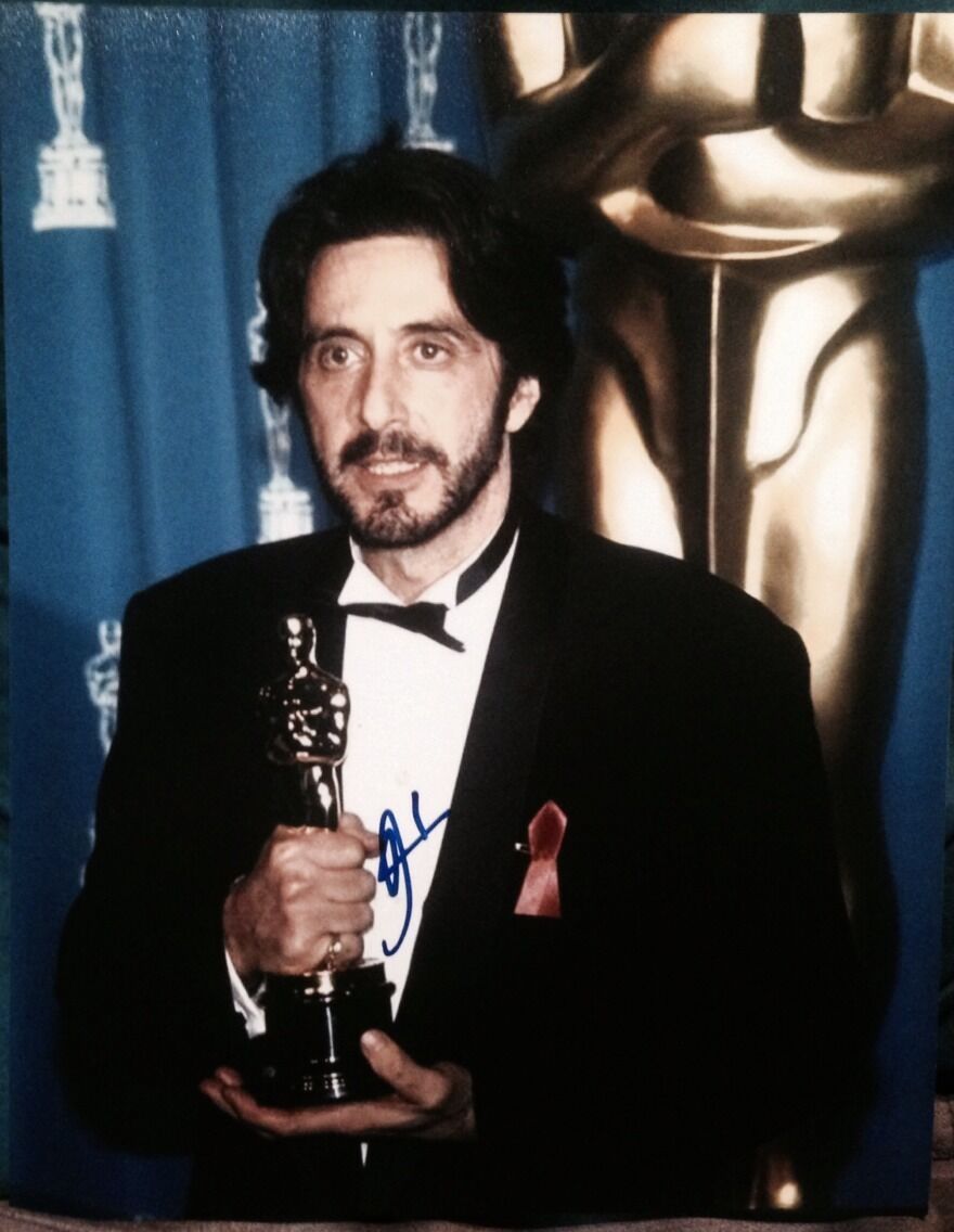 AL PACINO SIGNED AUTOGRAPH CLASSIC OSCARS TROPHY NEW POSE 11x14 PHOTO ...