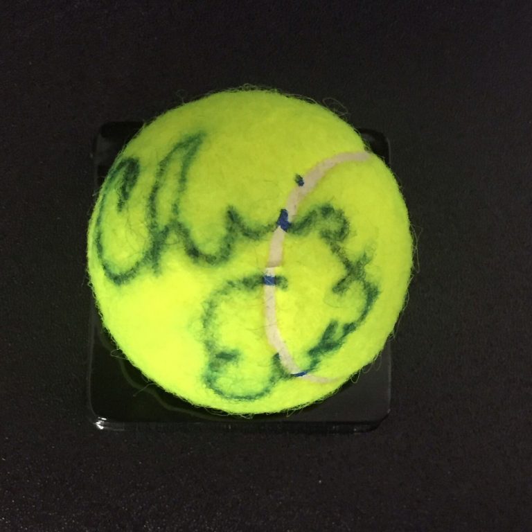 CHRIS EVERT SIGNED AUTOGRAPH TENNIS CHAMPION NEW RARE OFFICIAL BALL COA ...