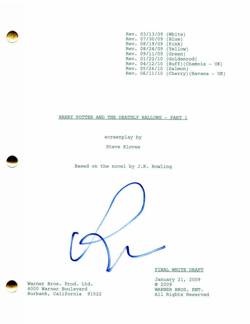 RUPERT GRINT SIGNED AUTOGRAPH - HARRY POTTER AND THE DEATHLY HALLOWS PT ...