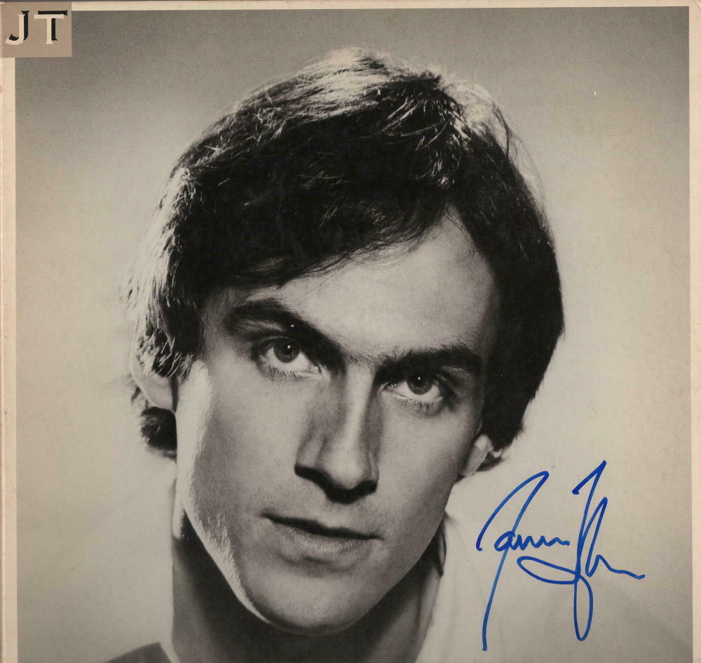 JAMES TAYLOR SIGNED AUTOGRAPH - JT - RECORD, ALBUM, VINYL - CARLY SIMON ...