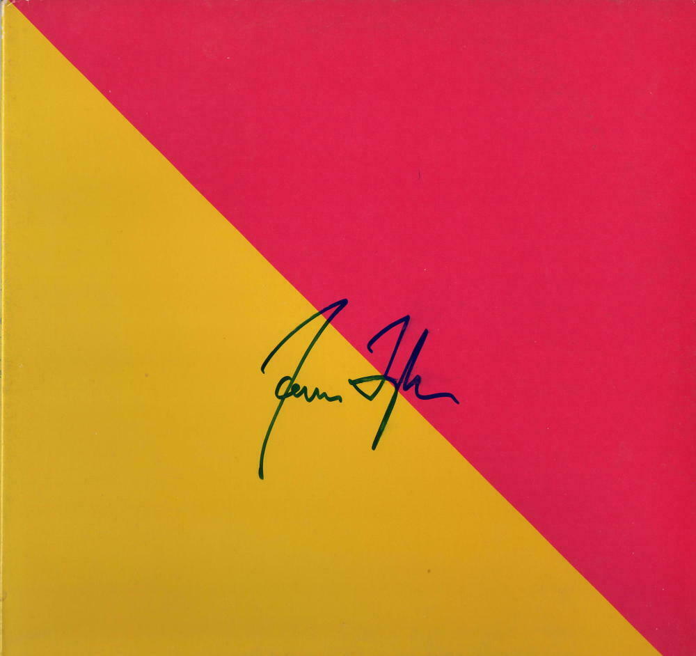 JAMES TAYLOR SIGNED AUTOGRAPH - FLAG - RECORD, ALBUM, VINYL - LEGEND, I ...