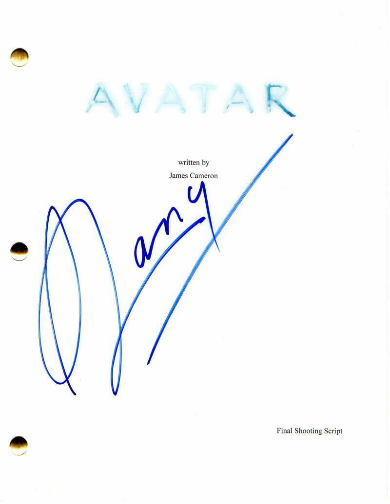 STEPHEN LANG SIGNED AUTOGRAPH - AVATAR MOVIE SCRIPT - JAMES CAMERON ...