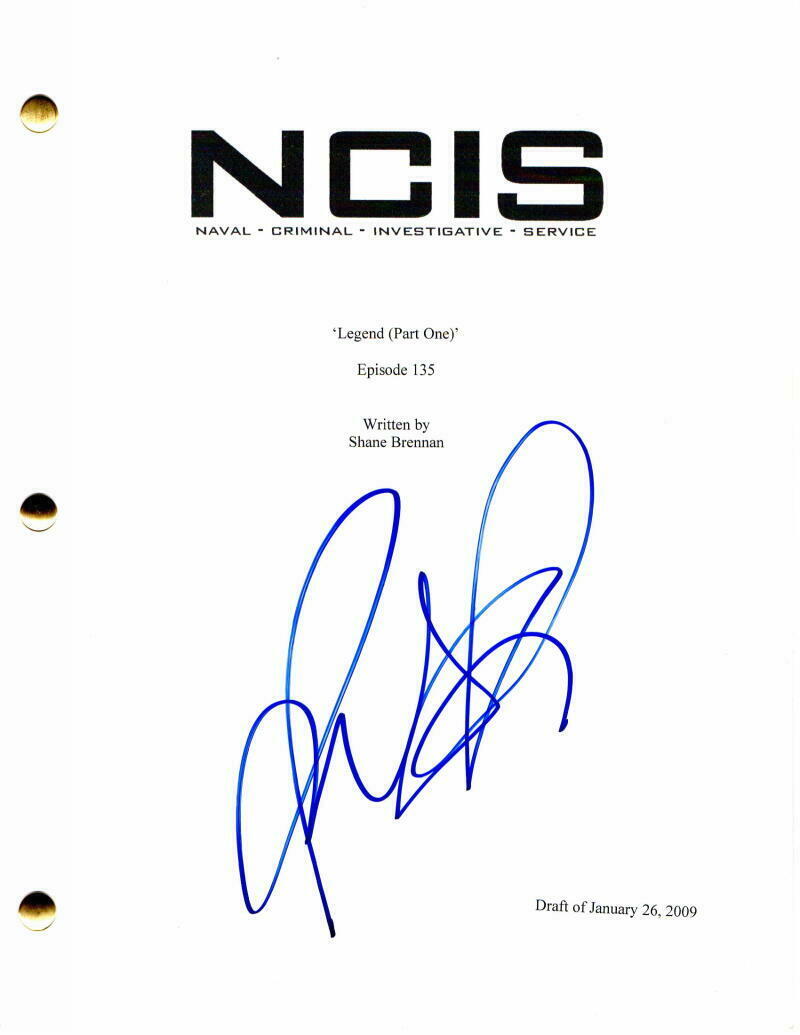 PAULEY PERRETTE SIGNED AUTOGRAPH - NCIS FULL EPISODE SCRIPT - ABBY ...
