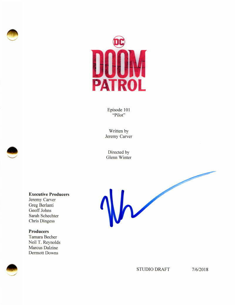 MATT BOMER SIGNED AUTOGRAPH - DOOM PATROL FULL PILOT SCRIPT DC UNIV ...