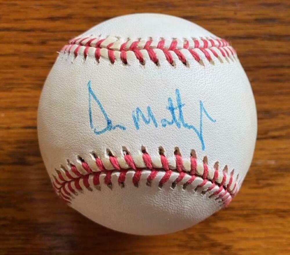 DON MATTINGLY SIGNED RARE AUTOGRAPHED NEW BASEBALL SWEET SPOT LEGEND ...