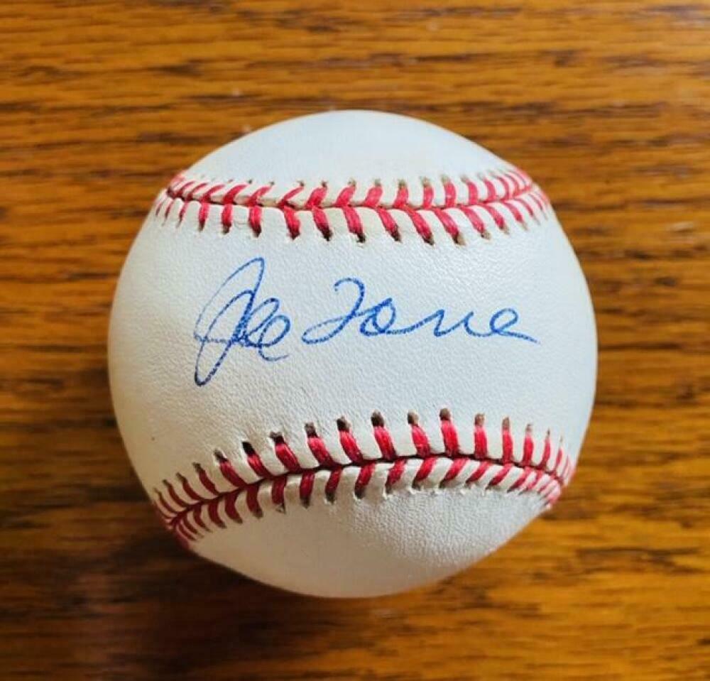 JOE TORRE SIGNED RARE AUTOGRAPHED NEW BASEBALL SWEET SPOT LEGEND ...