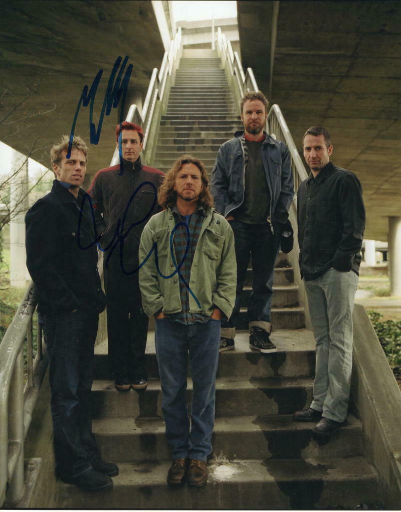 MIKE MCCREADY, MATT CAMERON SIGNED AUTOGRAPH 11x14 PHOTO -PEARL JAM ...