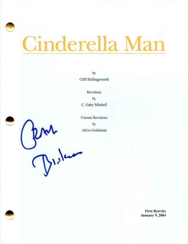 CRIAG BIERKO SIGNED AUTOGRAPH - CINDERELLA MAN FULL MOVIE SCRIPT ...