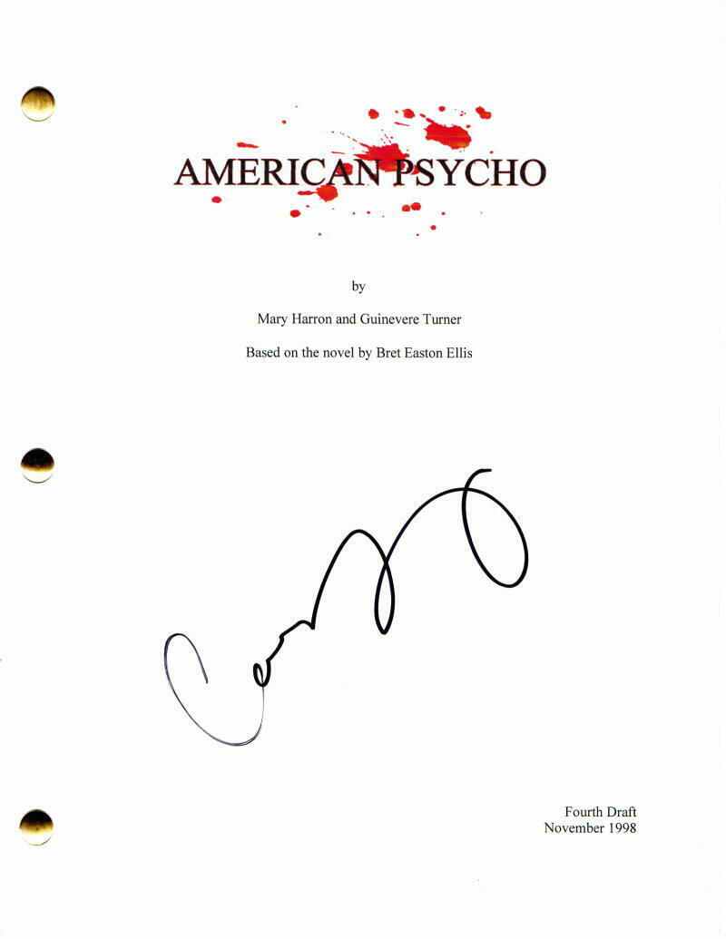 CHLOE SEVIGNY SIGNED AUTOGRAPH - AMERICAN PSYCHO MOVIE SCRIPT ...