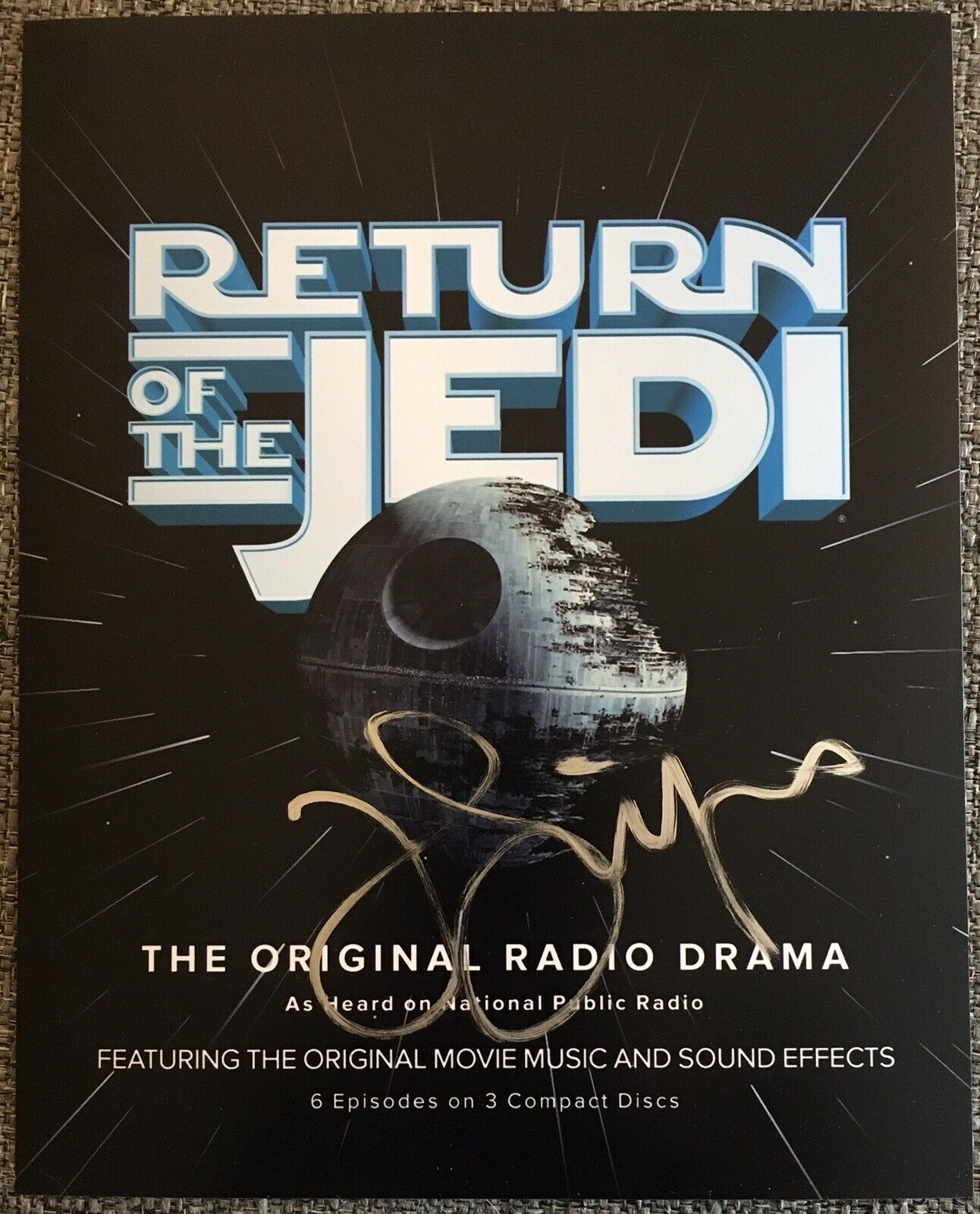 JOHN LITHGOW SIGNED AUTOGRAPH YODA STAR WARS RADIO DRAMA 8x10 JEDI ...