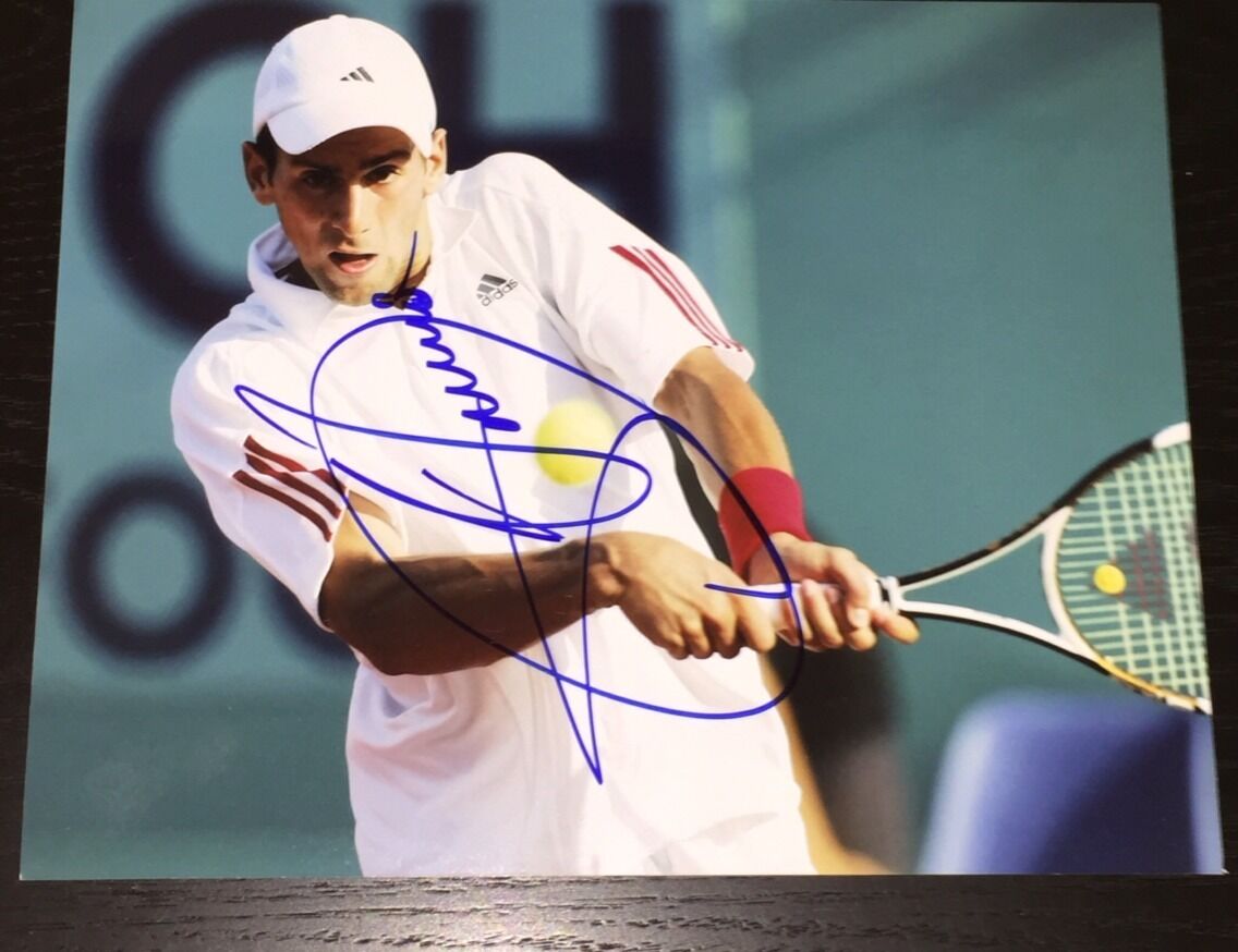 NOVAK DJOKOVIC SIGNED AUTOGRAPH TENNIS NUMBER ONE ACTION SHOT NEW 8x10 ...