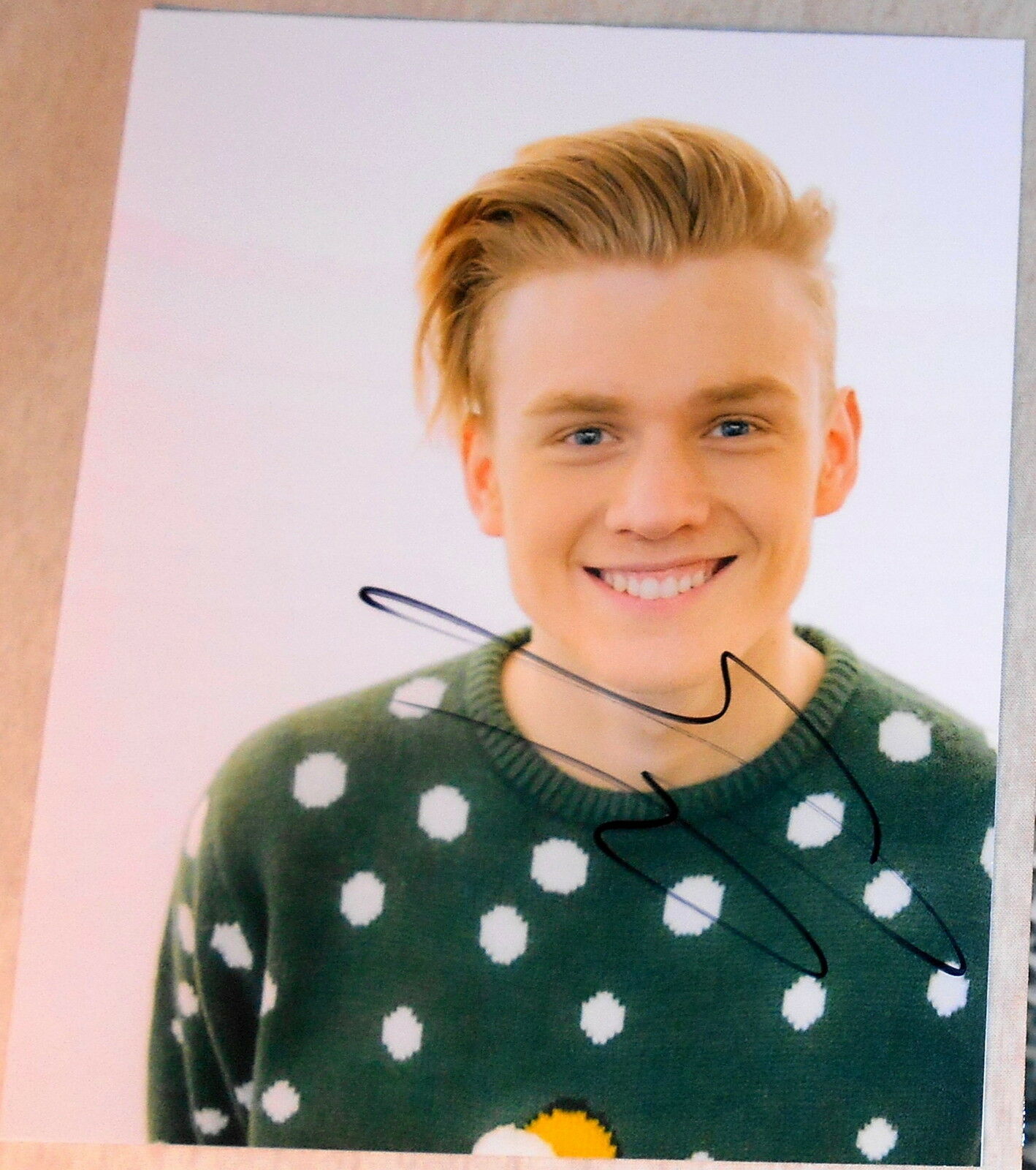 TRISTAN EVANS SIGNED AUTOGRAPH "THE VAMPS" SEXY SMILE HAIR 8X10 POSTER ...