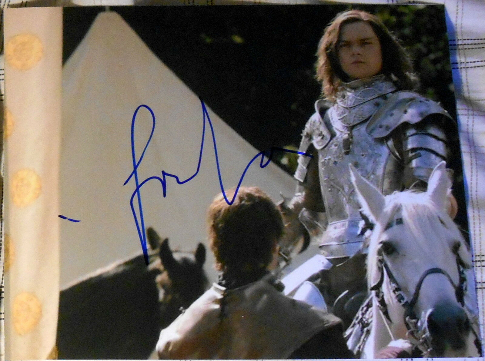 FINN JONES SIGNED AUTOGRAPH "GAME OF THRONES" STUD ON HORSE CLASSIC ...