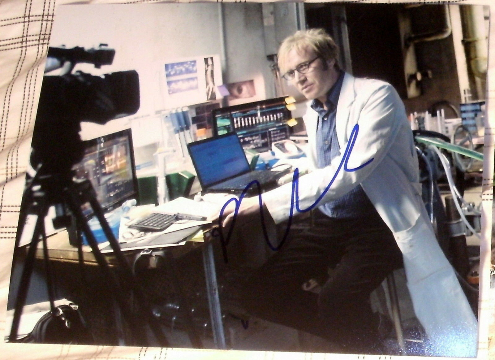 RHYS IFANS SIGNED AUTOGRAPH "AMAZING SPIDER-MAN" THE LIZARD IN LAB NEW ...