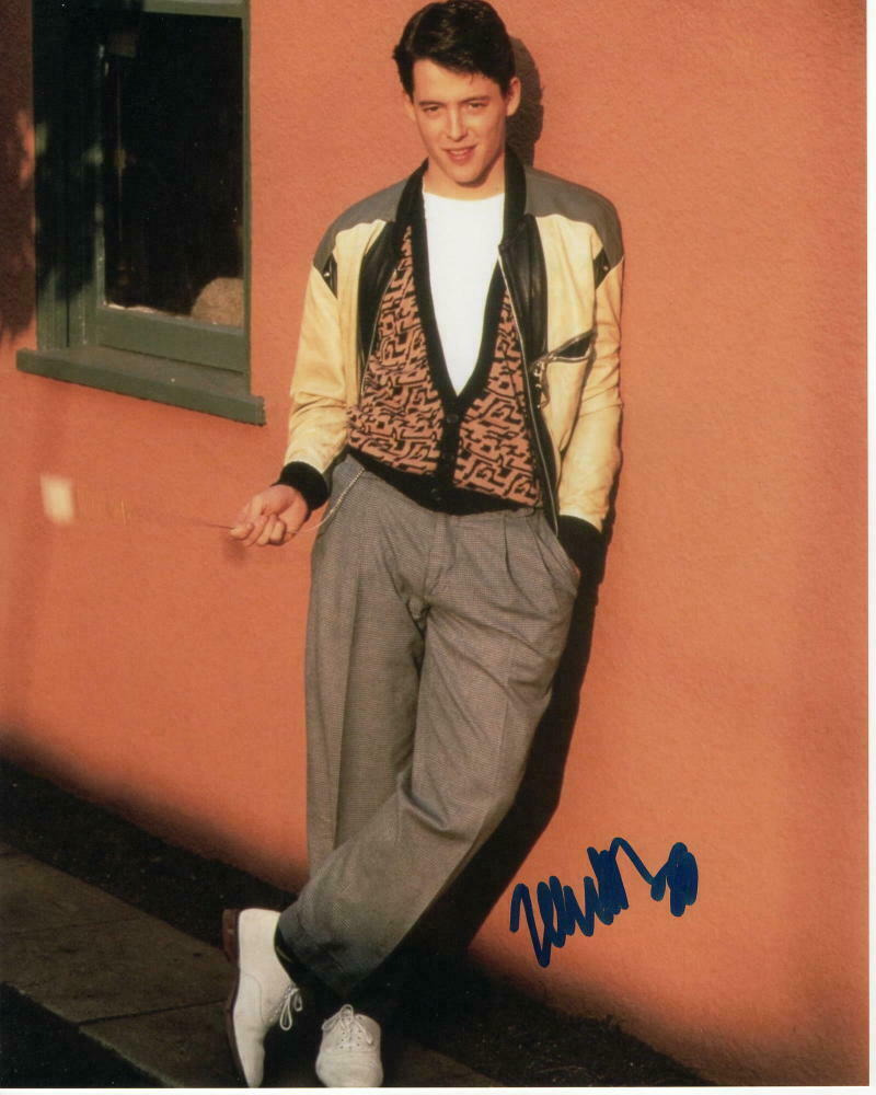 MATTHEW BRODERICK SIGNED AUTOGRAPHED 8X10 PHOTO - FERRIS BUELLER'S DAY ...