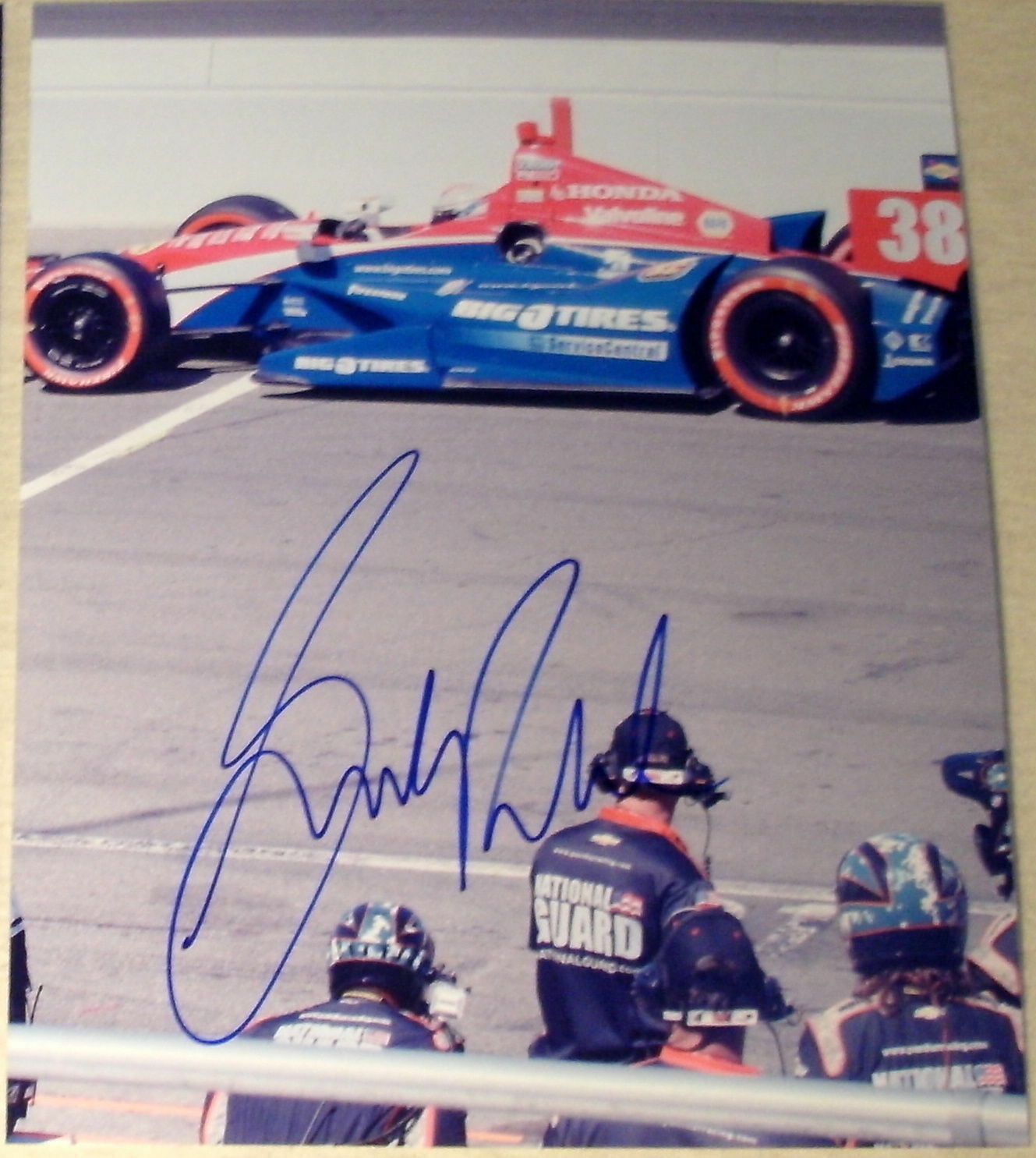 GRAHAM RAHAL SIGNED AUTOGRAPH USA INDY CAR RACER FULL #38 DRIVER 8X10 ...
