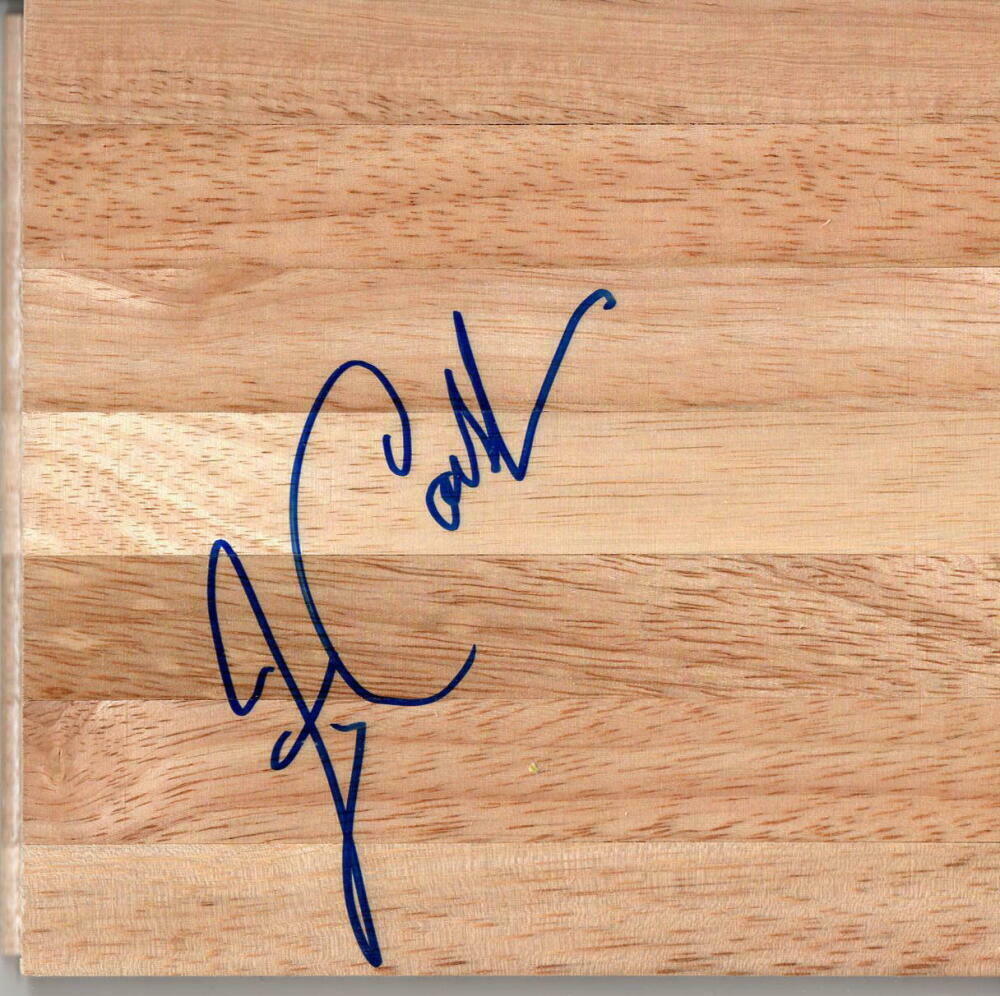 JIM CALHOUN SIGNED AUTOGRAPH - PARQUET FLOORBOARD - HALL OF FAME, UCONN ...