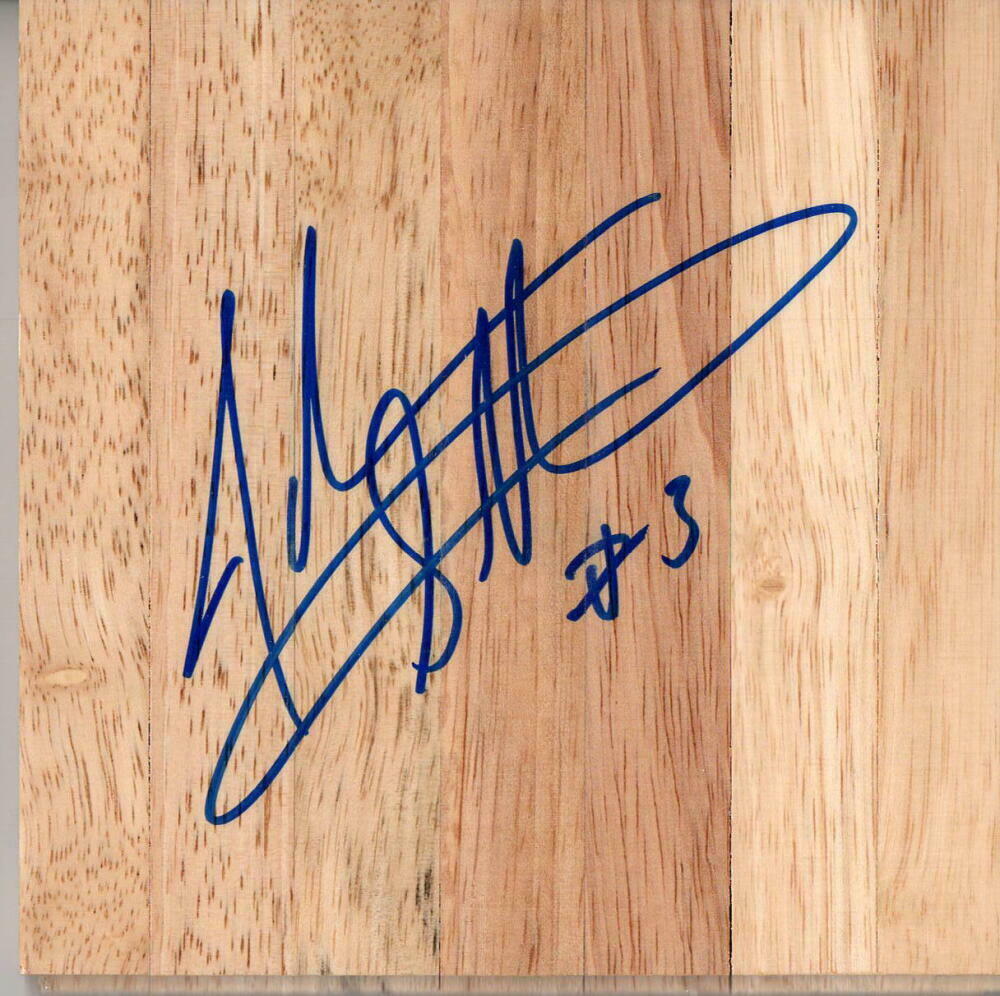 JOHN STARKS SIGNED AUTOGRAPH - PARQUET FLOORBOARD - NEW YORK KNICKS ...