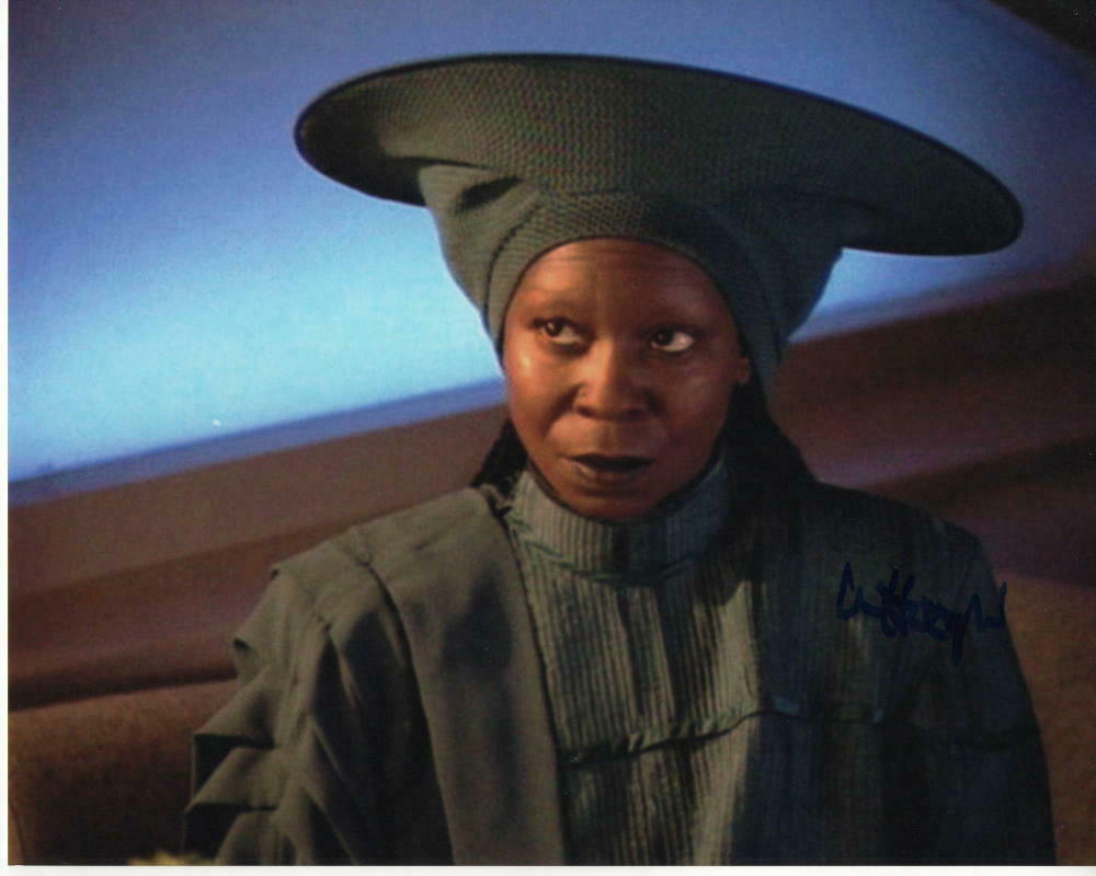 WHOOPI GOLDBERG SIGNED AUTOGRAPHED 8X10 PHOTO - EGOT, LEGEND, GUINAN ...