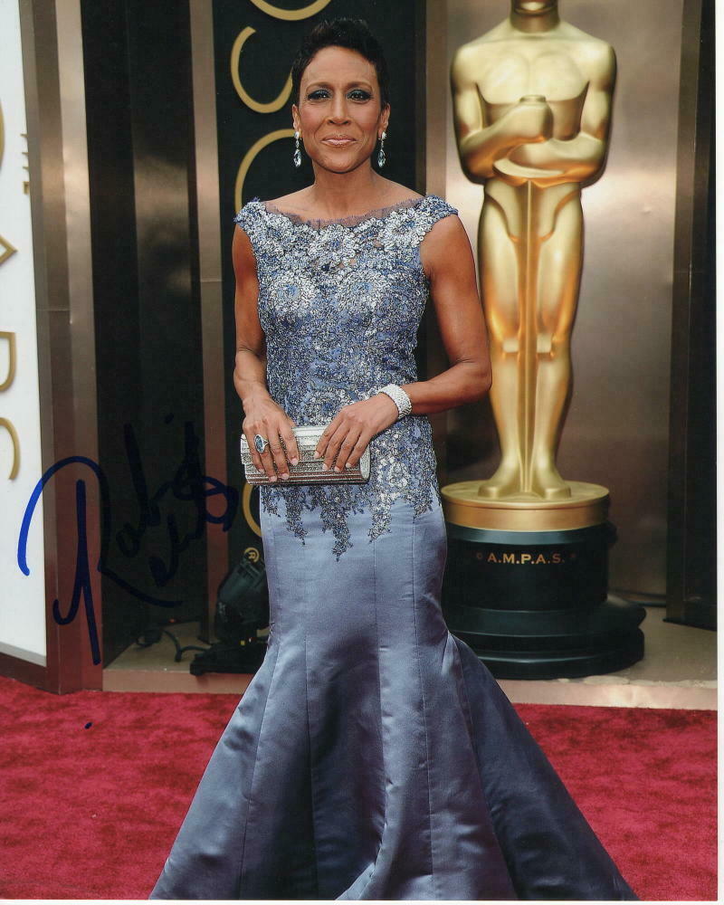 ROBIN ROBERTS SIGNED AUTOGRAPH 8X10 PHOTO - BEAUTIFUL, GOOD MORNING ...