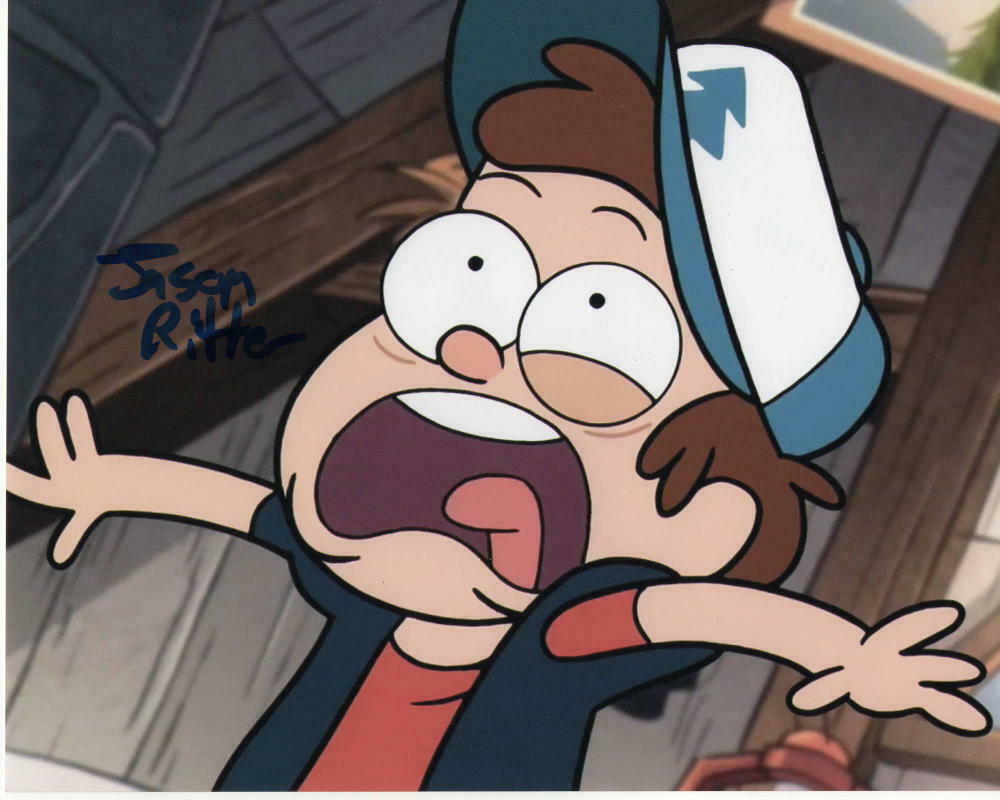 JASON RITTER SIGNED AUTOGRAPHED 8X10 PHOTO DIPPER PINES, GRAVITY FALLS ...