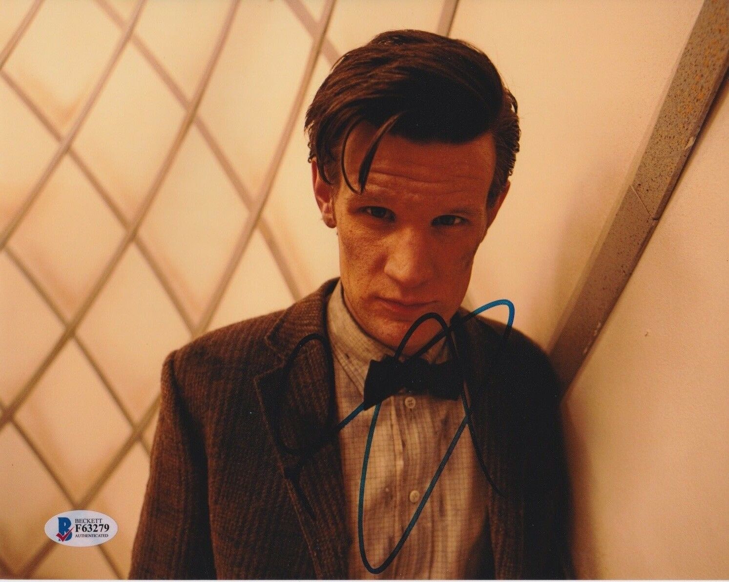 MATT SMITH SIGNED 8X10 PHOTO DOCTOR WHO BECKETT BAS AUTOGRAPH AUTO COA ...