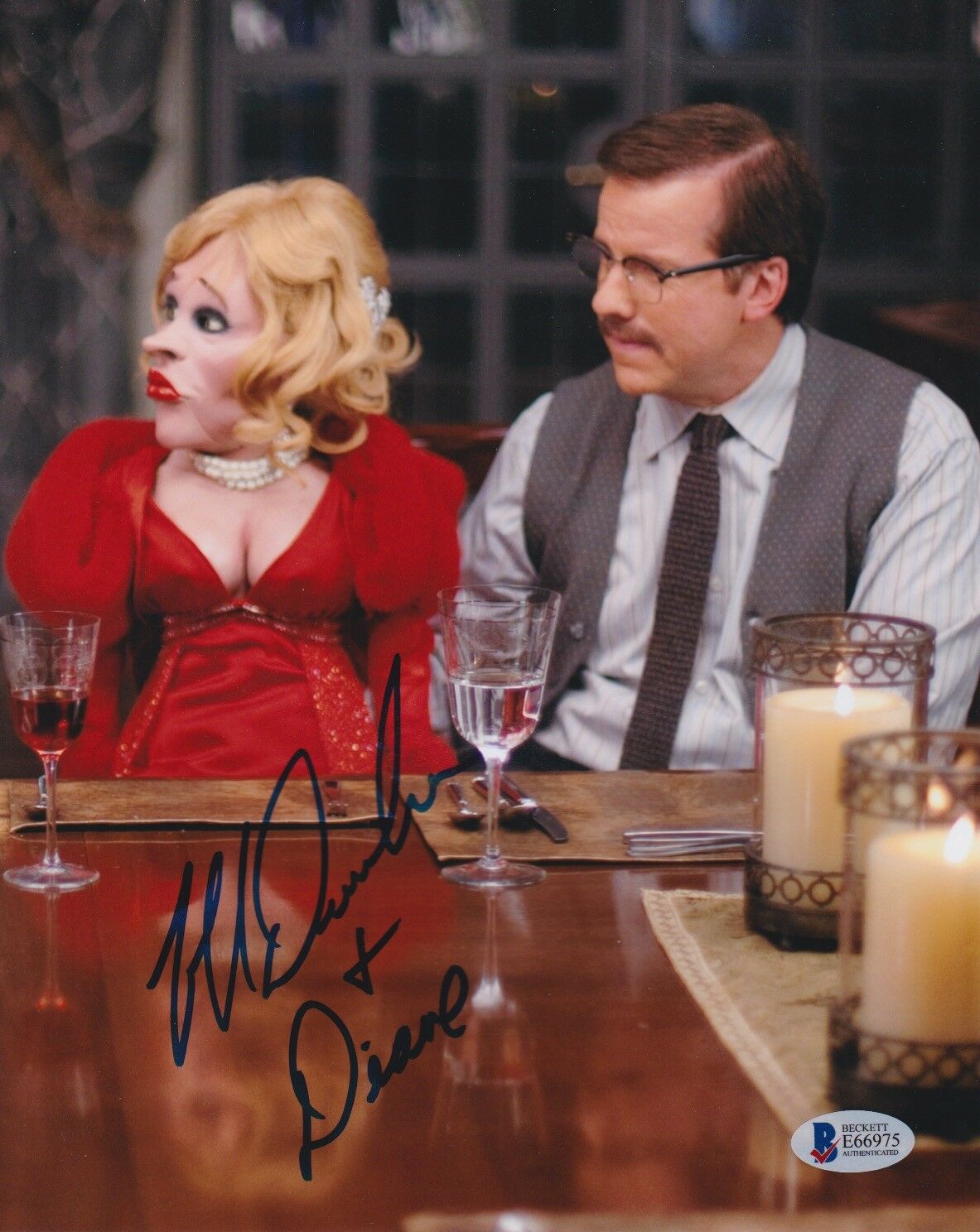 JEFF DUNHAM SIGNED 8X10 PHOTO VENTRILOQUIST BECKETT BAS AUTOGRAPH AUTO ...