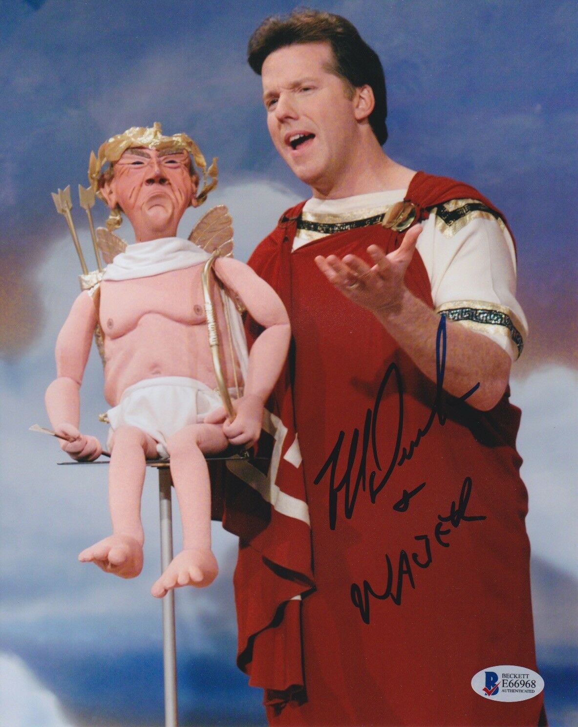 JEFF DUNHAM SIGNED 8X10 PHOTO VENTRILOQUIST BECKETT BAS AUTOGRAPH AUTO ...