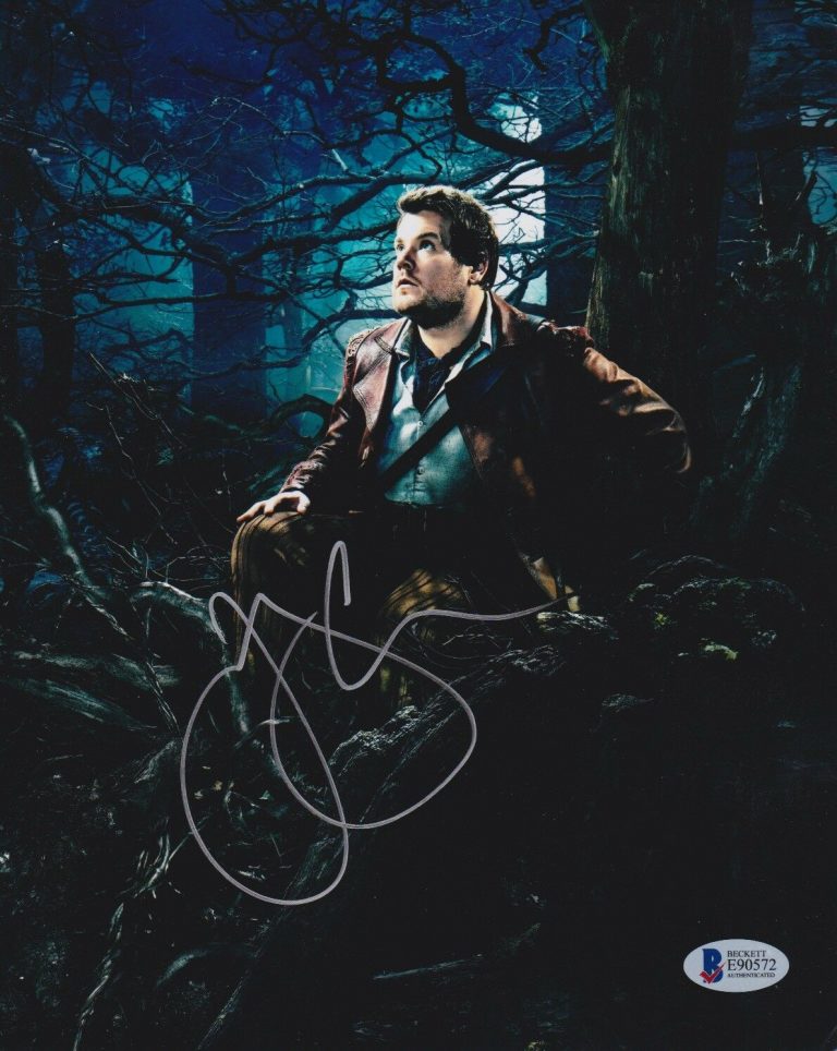 JAMES CORDEN SIGNED 8X10 PHOTO INTO THE WOODS BECKETT BAS AUTOGRAPH ...