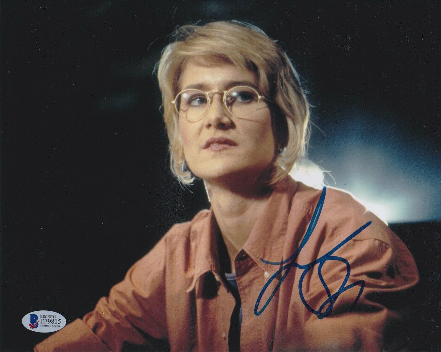 LAURA DERN SIGNED 8X10 PHOTO JURASSIC PARK BECKETT BAS AUTOGRAPH AUTO B ...