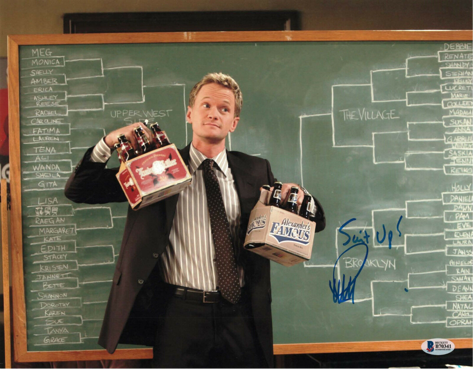 NEIL PATRICK HARRIS SIGNED 11X14 PHOTO HIMYM BECKETT BAS AUTOGRAPH AUTO ...