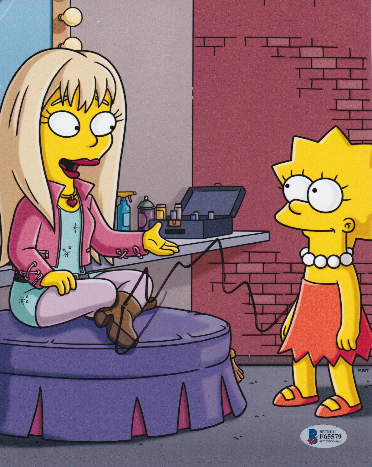 ELLEN PAGE SIGNED 8X10 PHOTO SIMPSONS X-MEN BECKETT BAS AUTOGRAPH AUTO ...