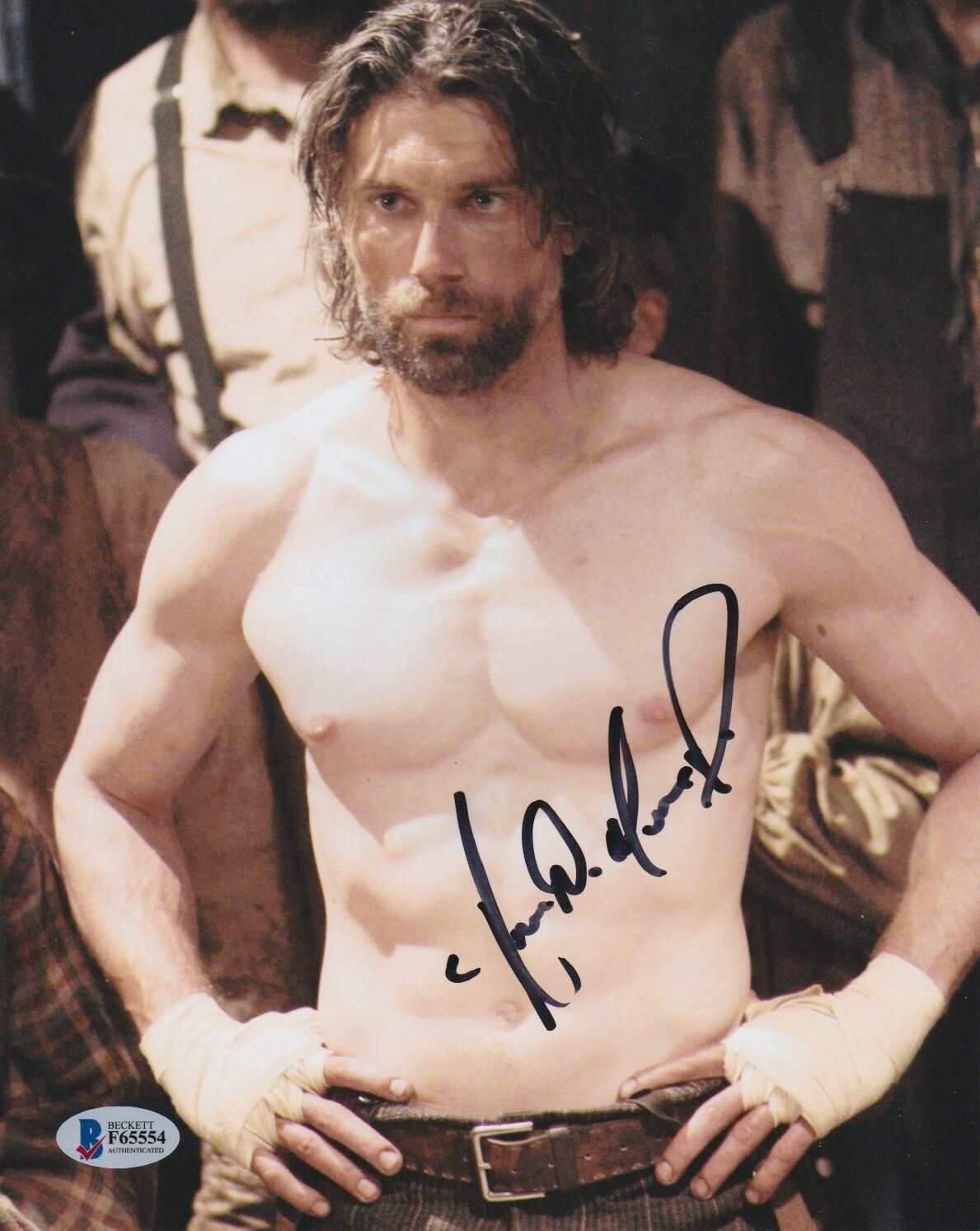 ANSON MOUNT SIGNED 8X10 PHOTO HELL ON WHEELS BECKETT BAS AUTOGRAPH AUTO ...