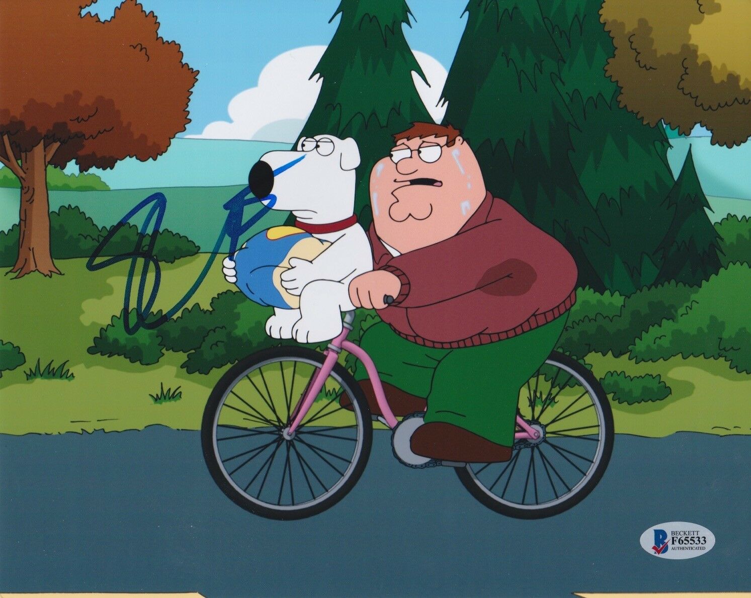 SETH MACFARLANE SIGNED 8X10 PHOTO FAMILY GUY BECKETT BAS AUTOGRAPH AUTO ...
