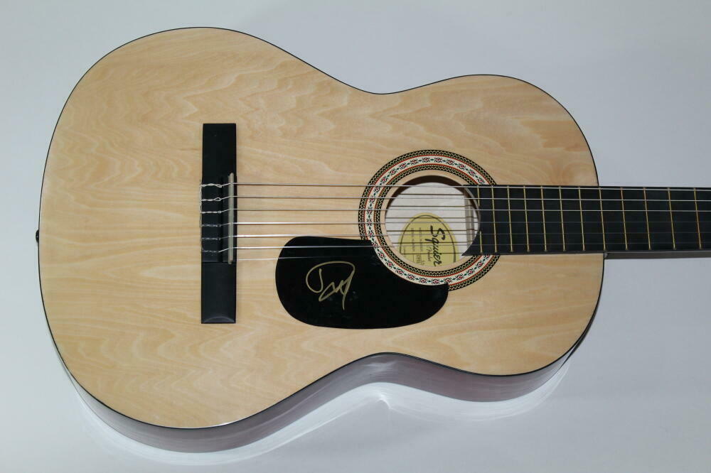 DAVE GROHL SIGNED AUTOGRAPH FENDER BRAND ACOUSTIC GUITAR - FOO FIGHTERS ...