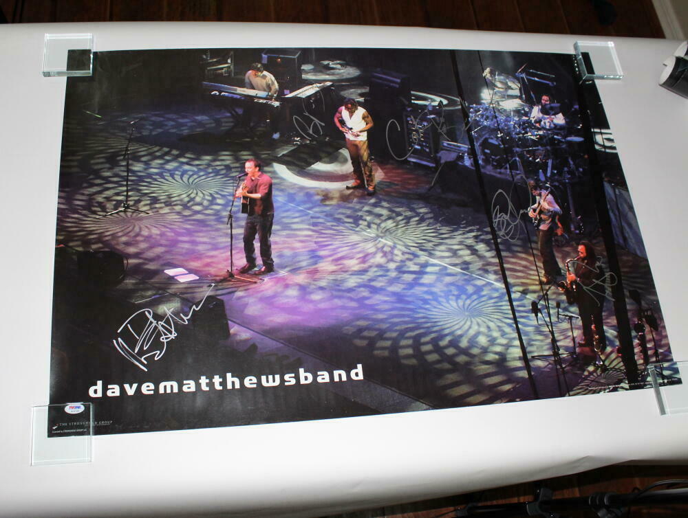 DAVE MATTHEWS FULL BAND SIGNED AUTOGRAPH CONCERT TOUR POSTER - CRASH ...