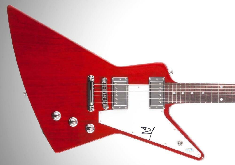 DAVE GROHL SIGNED AUTOGRAPH GIBSON EXPLORER ELECTRIC GUITAR - FOO ...